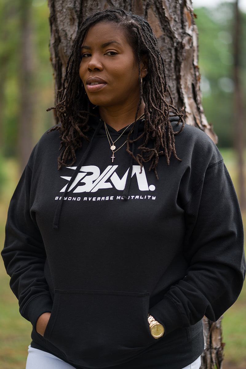 BAM Flagship Hoodie (BLK) – BEYOND AVERAGE MENTALITY